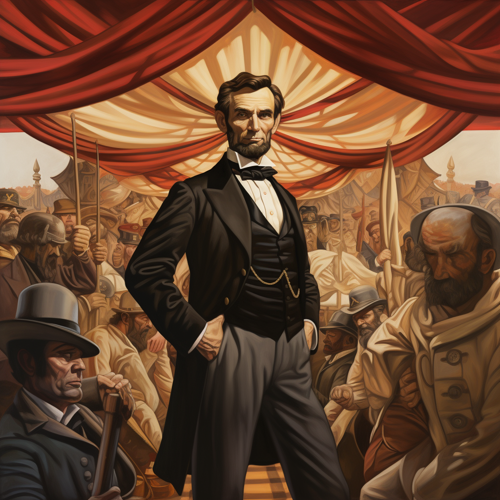 Abraham Lincoln and his leadership during the US civil war