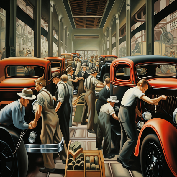 Assembly Line by Henry Ford: Model T Production and the Moving Assembly ...